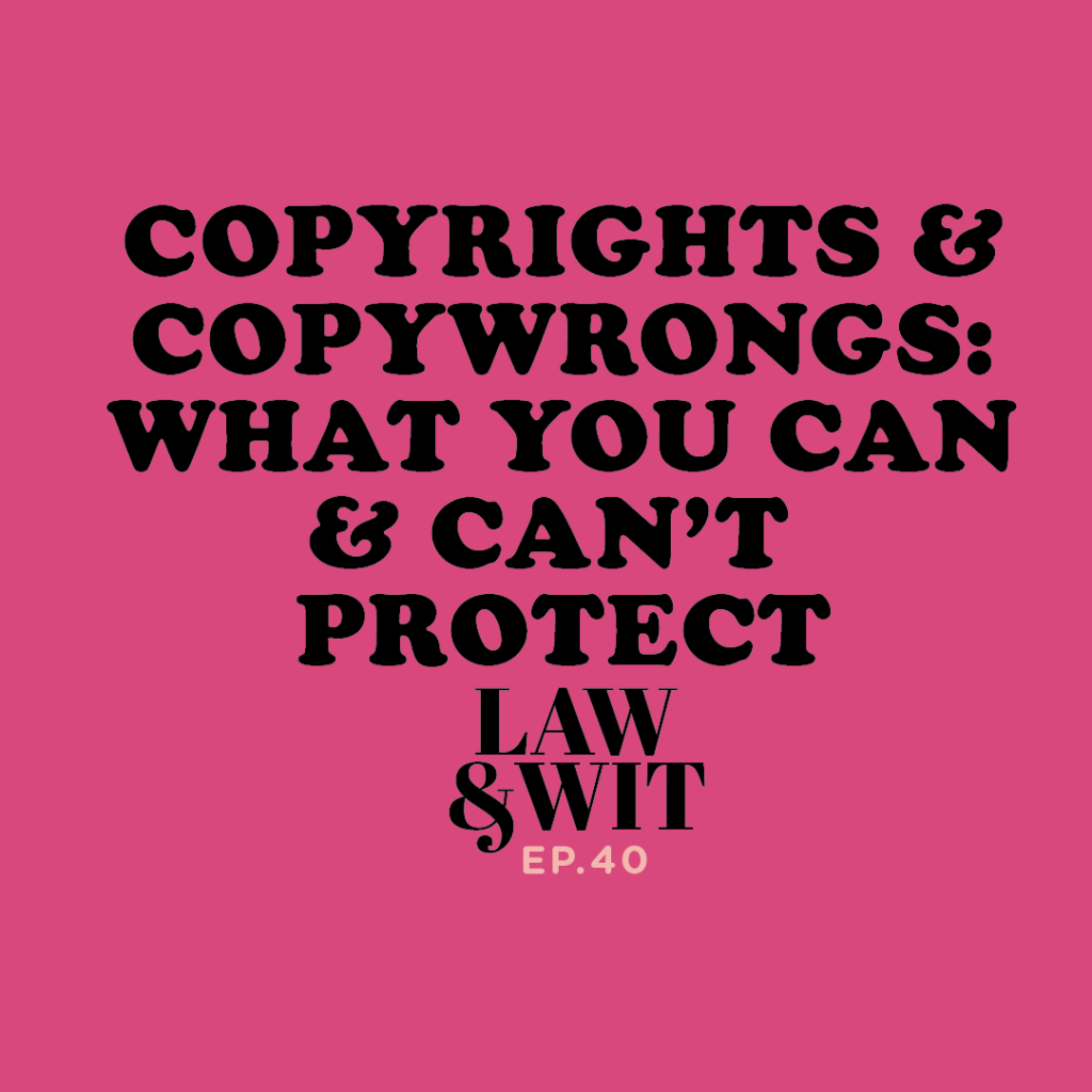 Copyrights and Copywrongs - What you Can and Can't Protect ...
